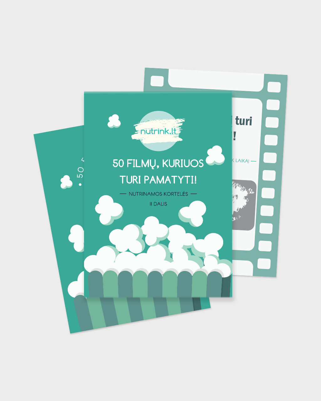 Nutrinamos kortelės "50 Filmų, II dalis" - Nutrink.lt